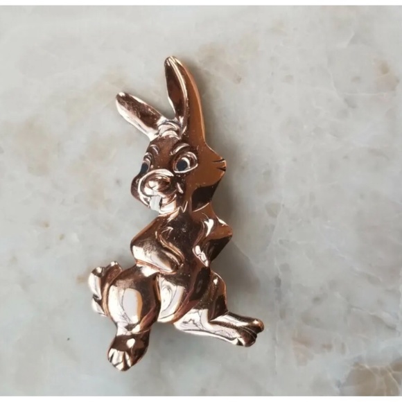 Jewelry | Vintage Copper Bunny Rabbit Brooch Pin Adorable 2 Inch | Poshmark